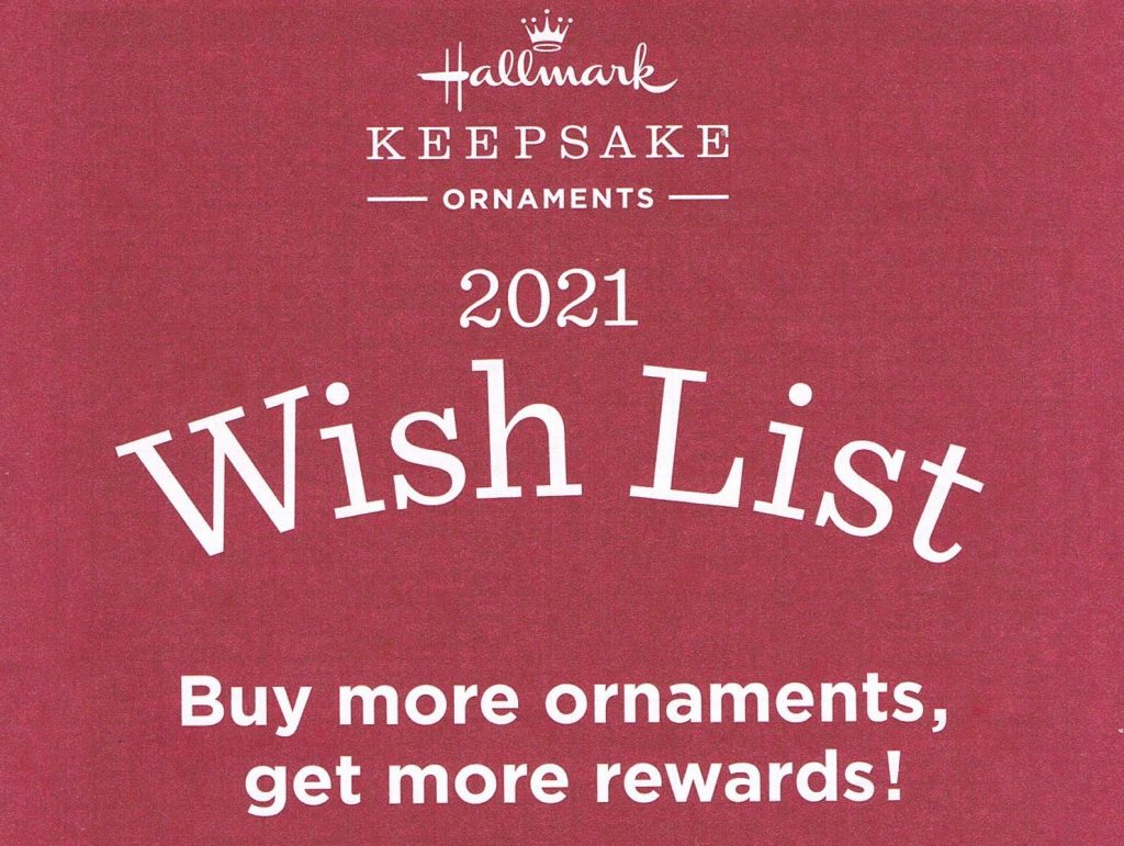 HOW DO I SUBMIT MY KEEPSAKE ORNAMENT WISH LIST TO RYAN’S HALLMARK?